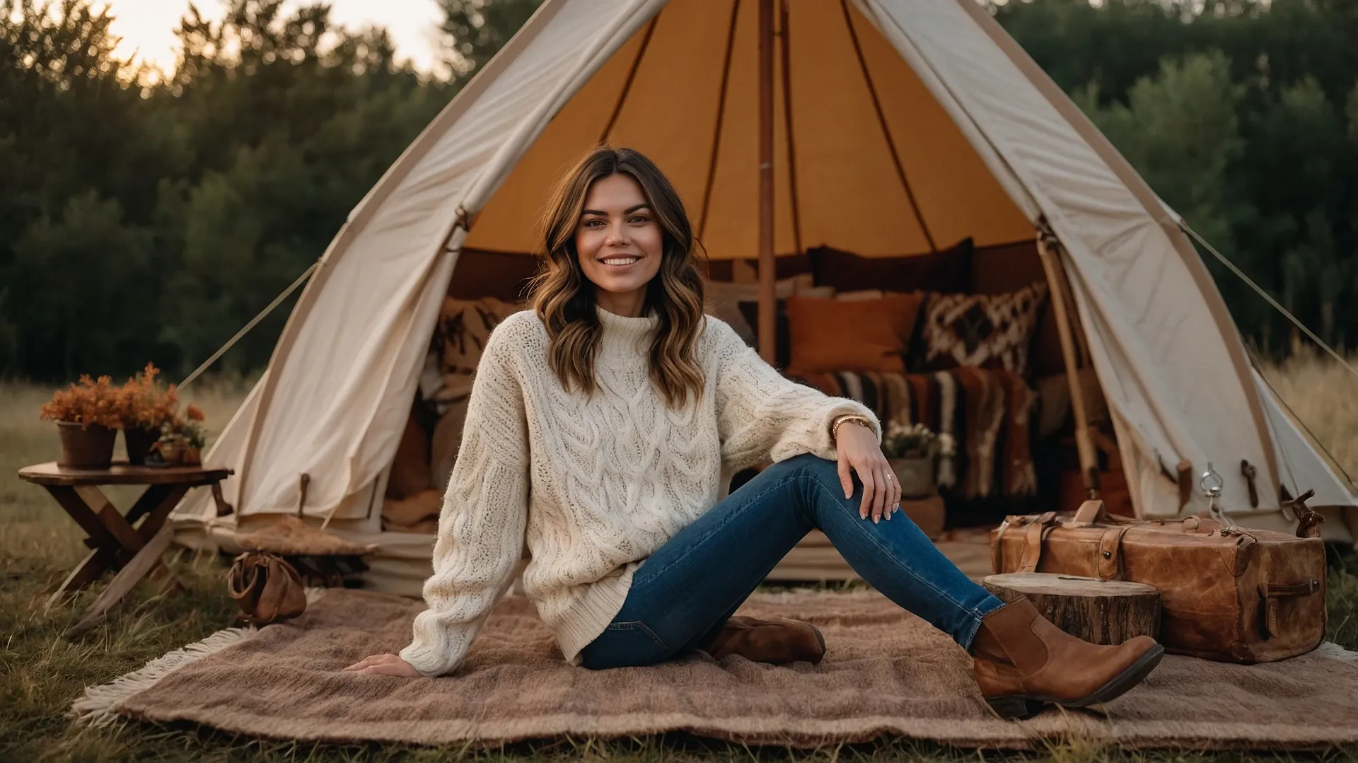 15 Chic and Cozy Glamping Outfits • InstaOutfits